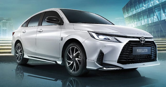 ราคาอย่างเป็นทางการ Toyota Yaris ATIV x Modellista ชุดแต่งรอบคัน + ล้อ ...