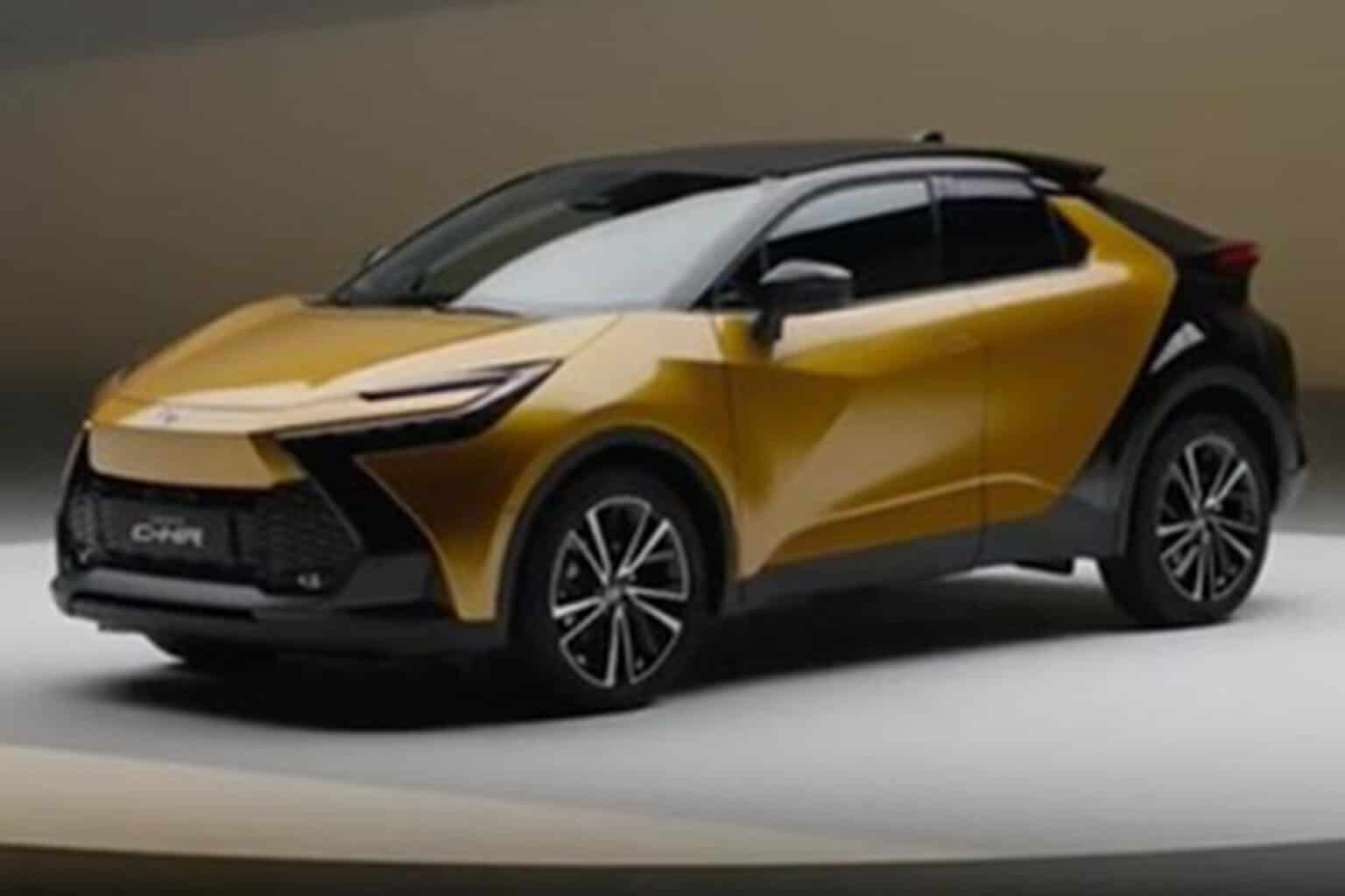 หลุดภาพรถคันจริง All NEW Toyota C-HR อาจได้ Dynamic Force 2.0 Plug-in ...