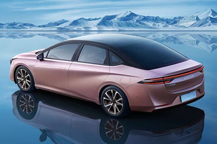 GAC Aion S Plus รถไฟฟ้า100% เปิดตัวในไทย ปลายปี 2023 นี้ 4 ประตู C ...