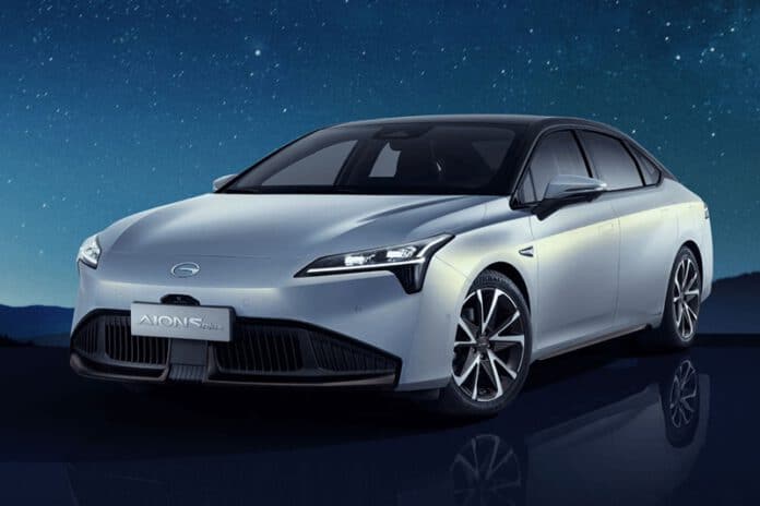 GAC Aion S Plus รถไฟฟ้า100% เปิดตัวในไทย ปลายปี 2023 นี้ 4 ประตู C ...