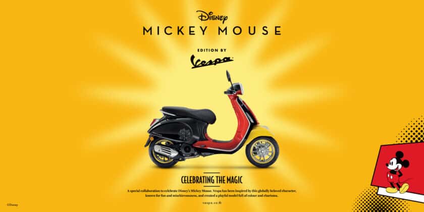 Vespa เปิดตัว Disney Mickey Mouse Edition by Vespa - Autolifethailand.tv