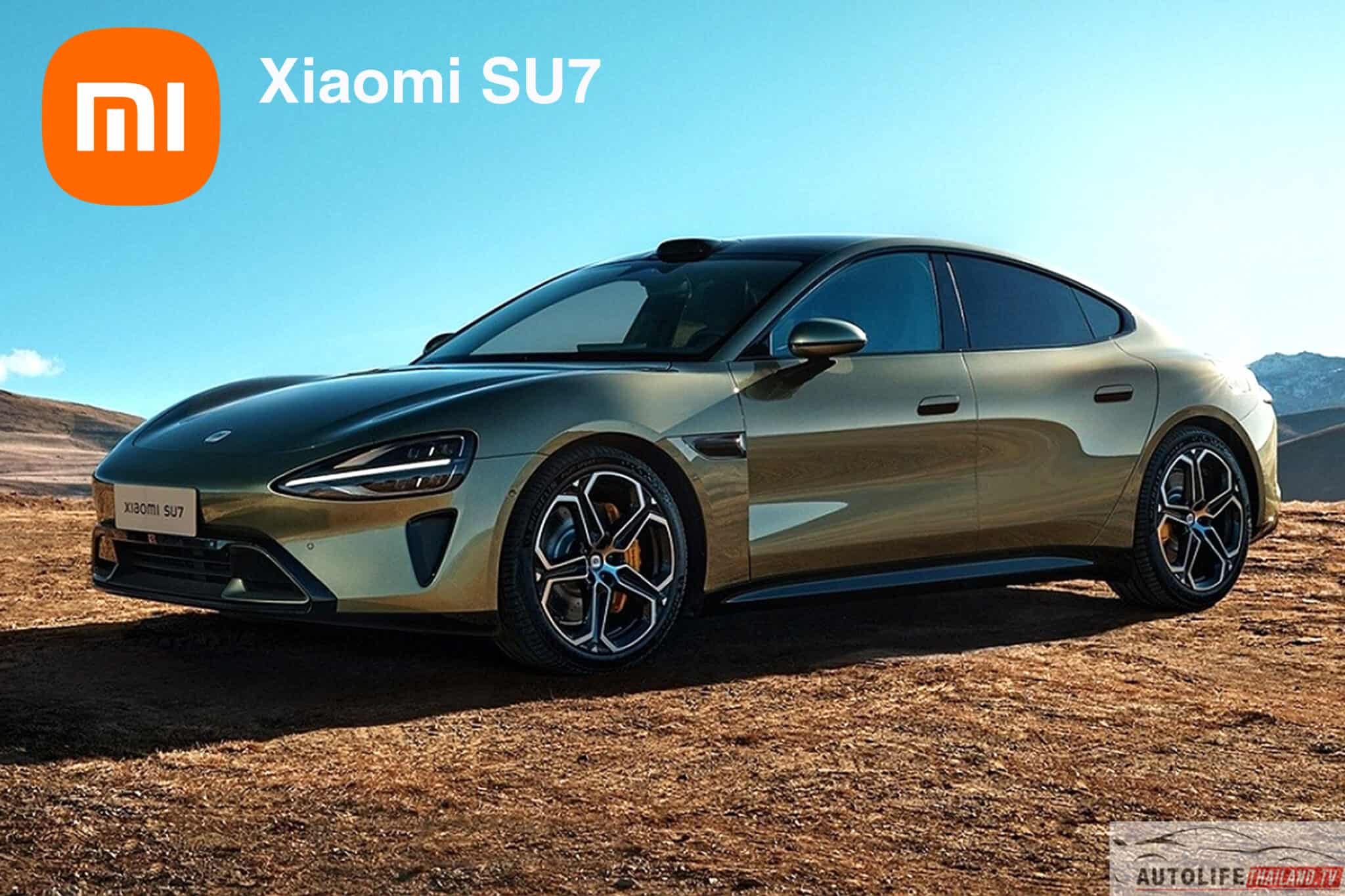 เปิดตัวแล้ว ! Xiaomi SU7 รถไฟฟ้า100% แบต 101 kWh วิ่งไกล 800 km. 0-100 km/h ใน 2.78 วินาที ...