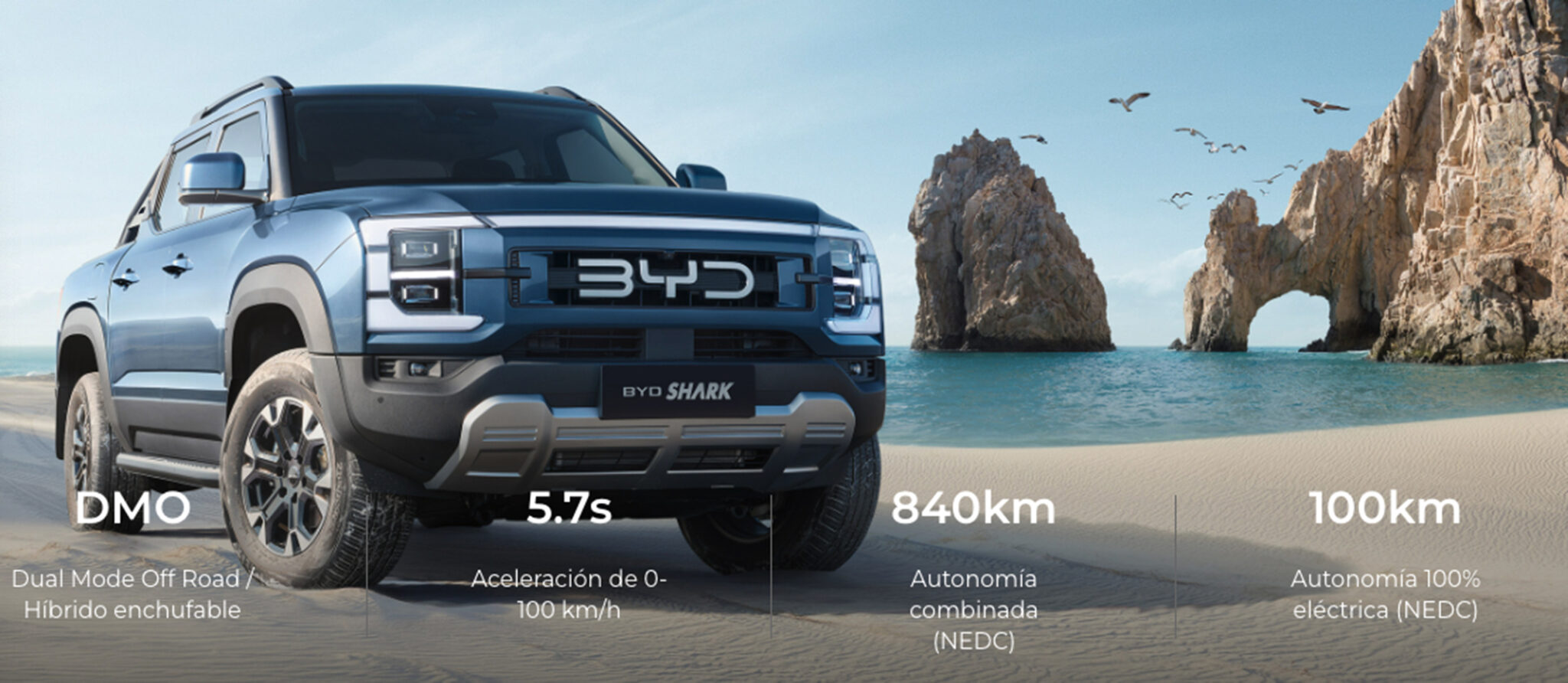 ภาพ Official : All NEW BYD SHARK กระบะ Plug-in Hybrid 430 แรงม้า เบนซิน ...