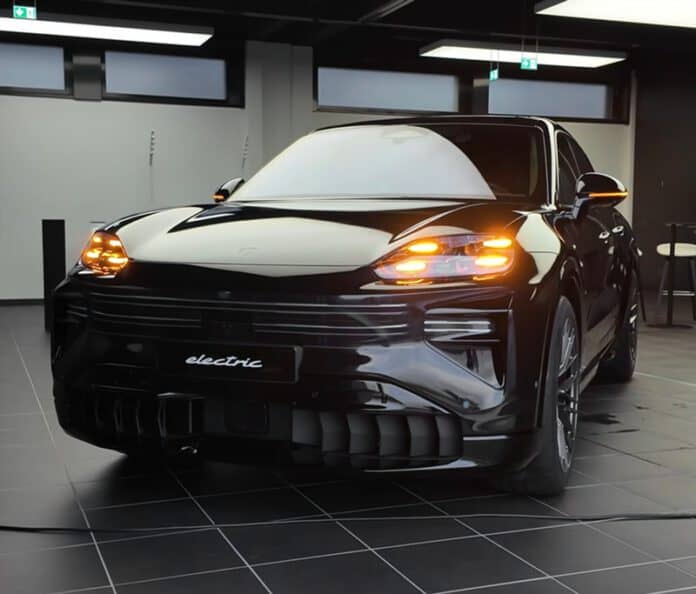 ภาพ Official : All NEW Porsche Cayenne Electric EV รถไฟฟ้า100% เตรียม ...